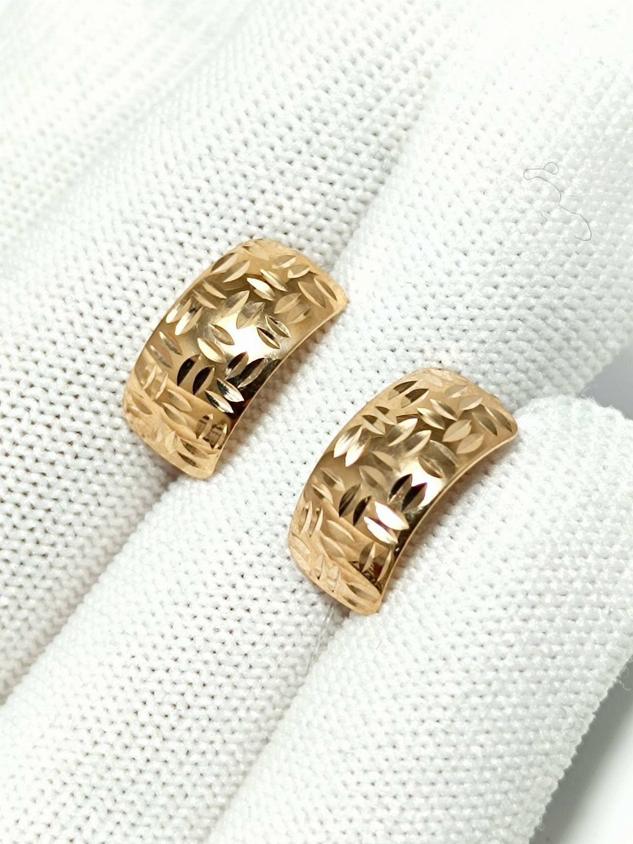 Серьги Златоместо, красное золото, 585 проба