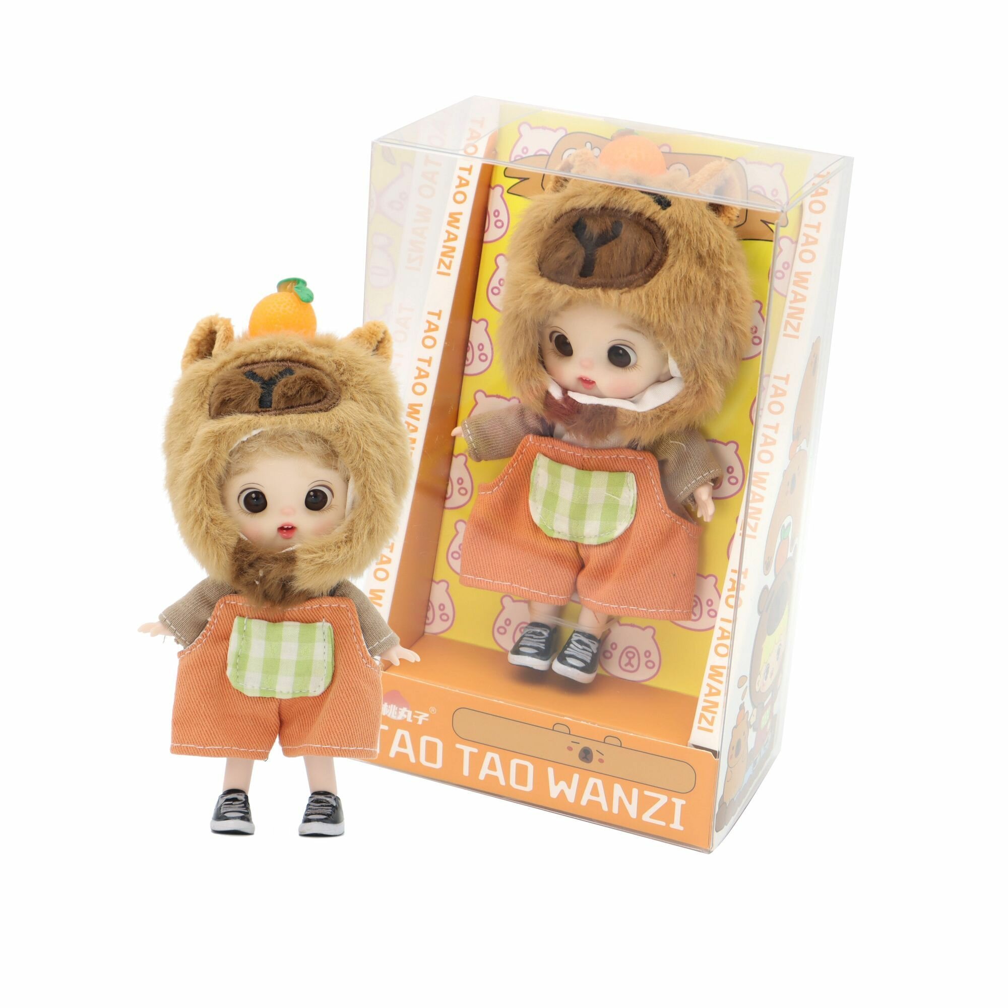 TaoTaoMaoZi 14cm Многосуставная ретро-кукла для ролевых игр в образе милой школьницы-проказницы, подарок