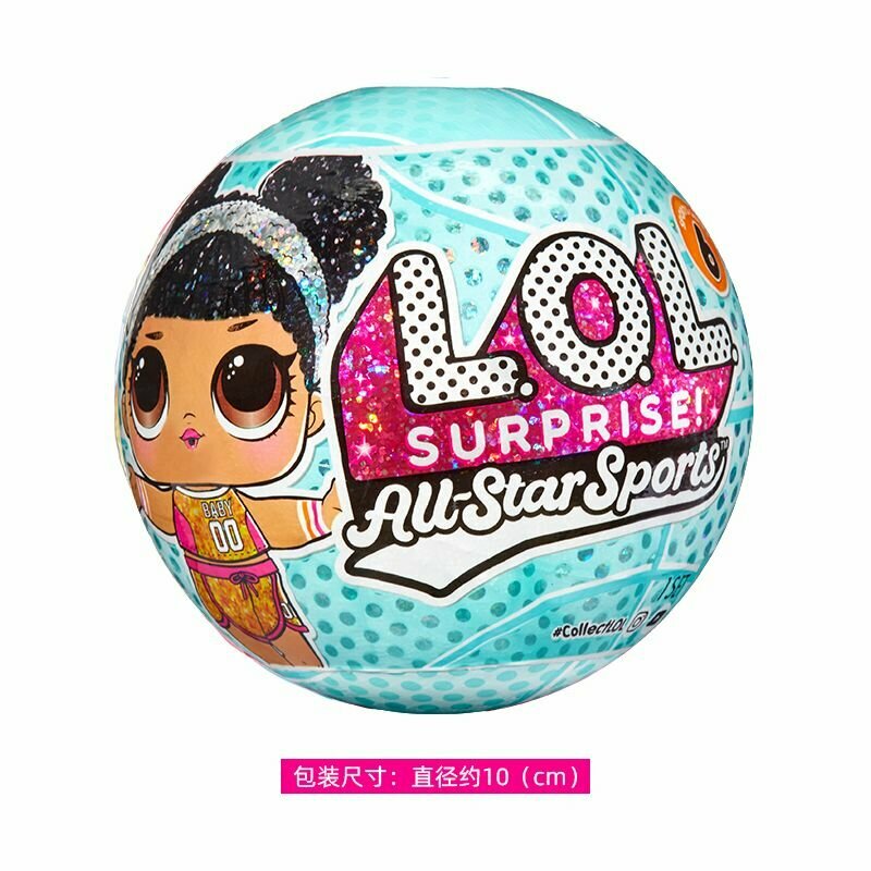 Оригинальная кукла LOL Surprise в шаре-сюрпризе для укладки волос, серия "Зимняя дискотека: Неоновая девочка", игрушка-сюрприз в закрытой упаковке, подарок.