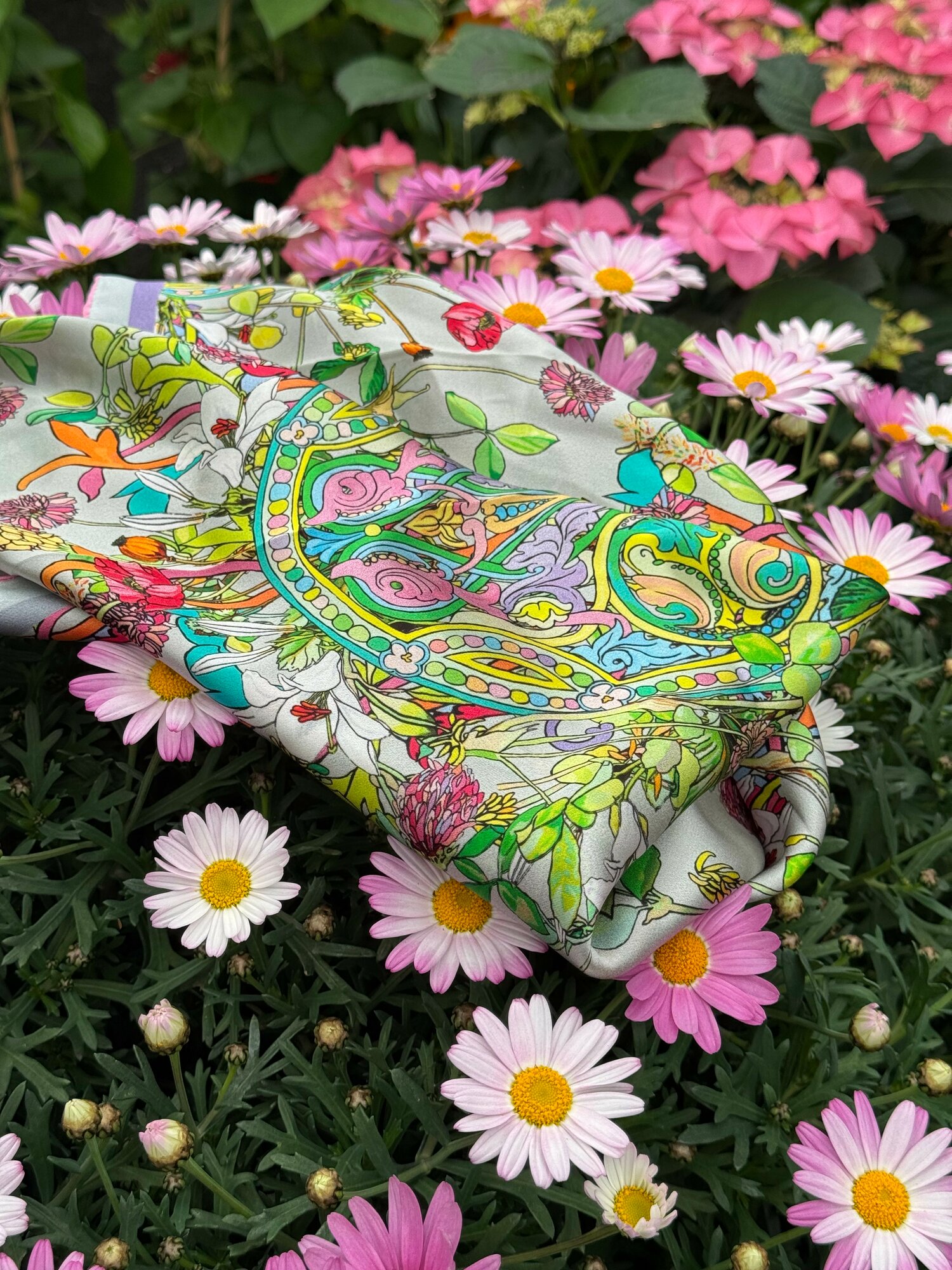 Платок Сибирские травы для девочек и женщин