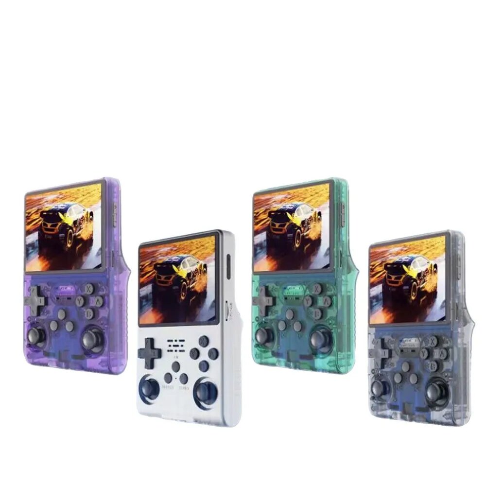 R40S Pro портативная ретро-консоль 256 ГБ, большой экран, игры для GBA, PSP, Sega