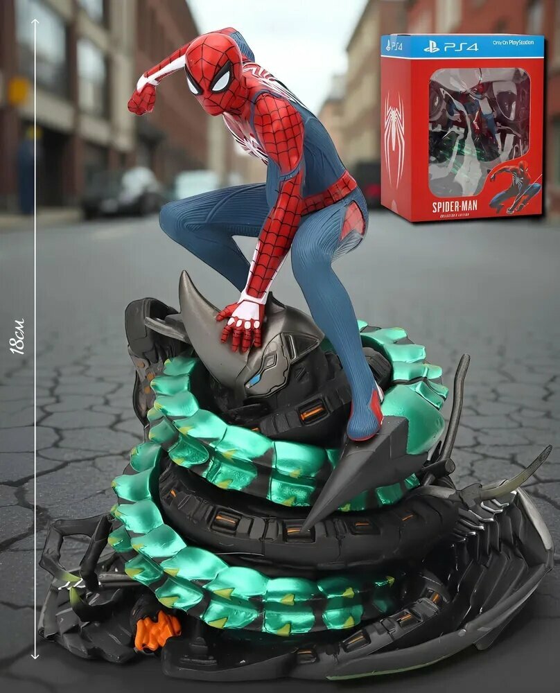 Фигурка Марвел Мстители Человек-паук PS4 / Marvel Spider Man (18см)