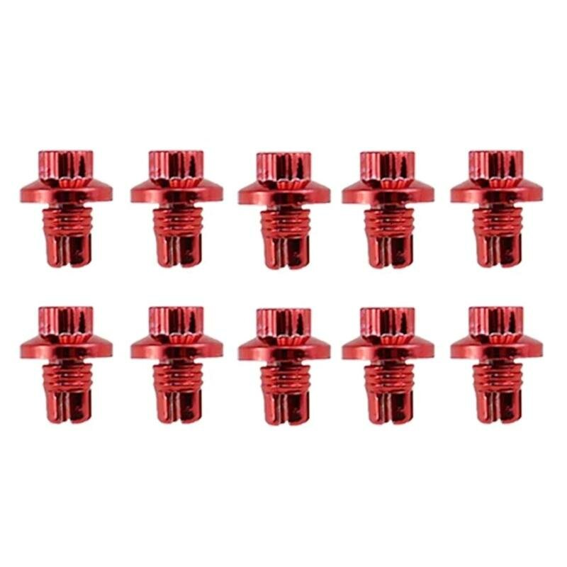 Заклёпки для автомобильных дисков, 10 шт, красный