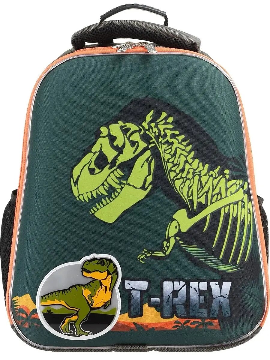 №1 School Ранец "Basic. T-Rex", 145x280x360 мм — фото 1