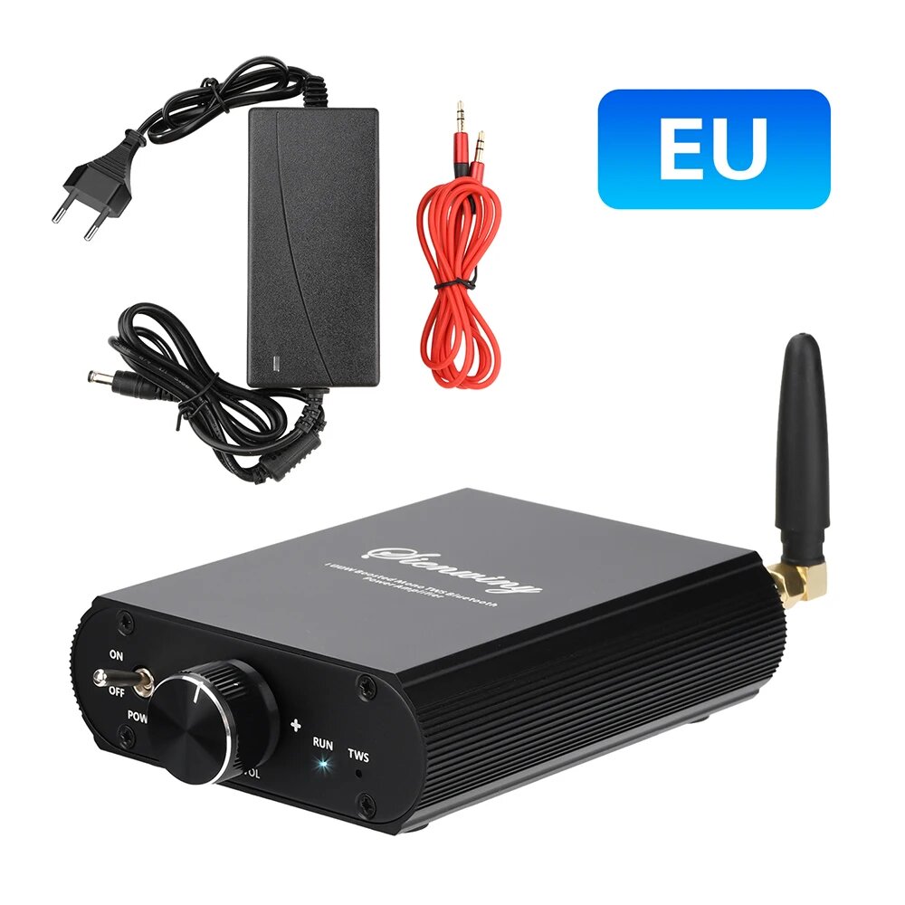 Усилитель Bluetooth Ziqqucu YS-T100W, EU plug