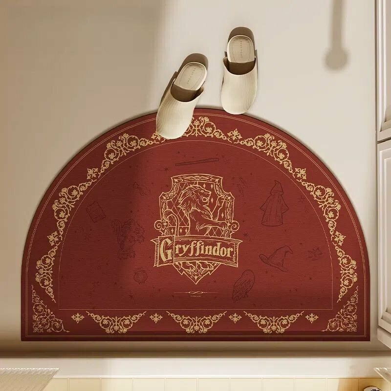 Коврик для двери Harry Potter, 45х70 см, Гриффиндор, полукруг