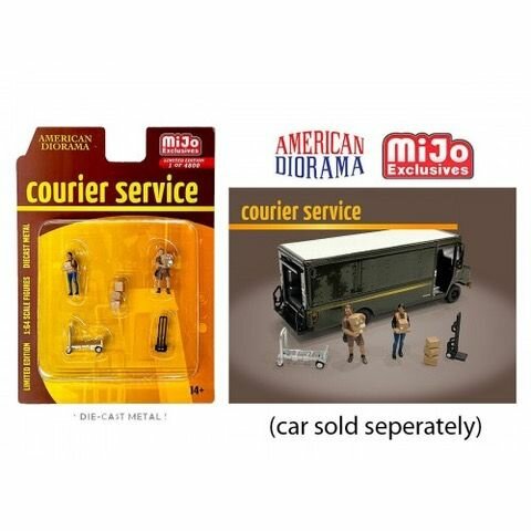 Машинка American Diorama 1:64 Fiqure Set - Farmer 's Market Alloy dolls do not include car models AD-76501MJ