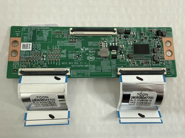 Контроллер изображения DKTV-TL-BL03-AB-20231009 A015 003 004 HE0702PN019B6 Xiaomi L75MB-APRU ST7461D03-2 Ver.2.3