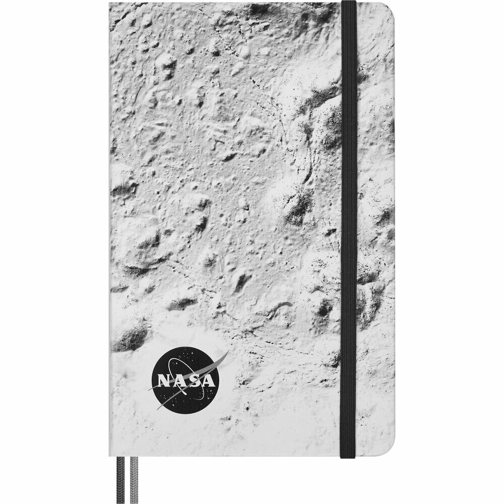 Moleskine SKNTBHL7063S1 Блокнот moleskine limited edition nasa-inspired, large 130х210 мм, 176 стр, линейка серебристый, moon