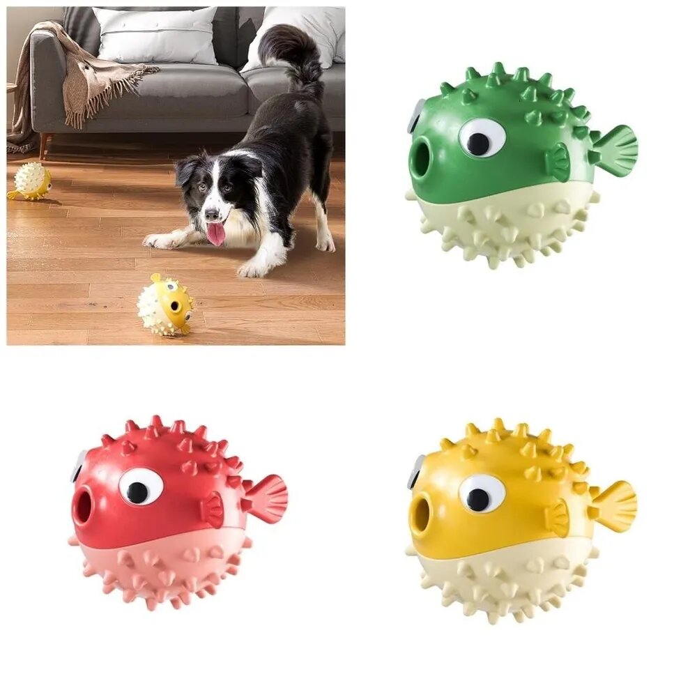 Игрушка для собак Snuffle, разноцветная, с функцией раздачи лакомств, интерактивная, снимает стресс, для средних собак, Желтый