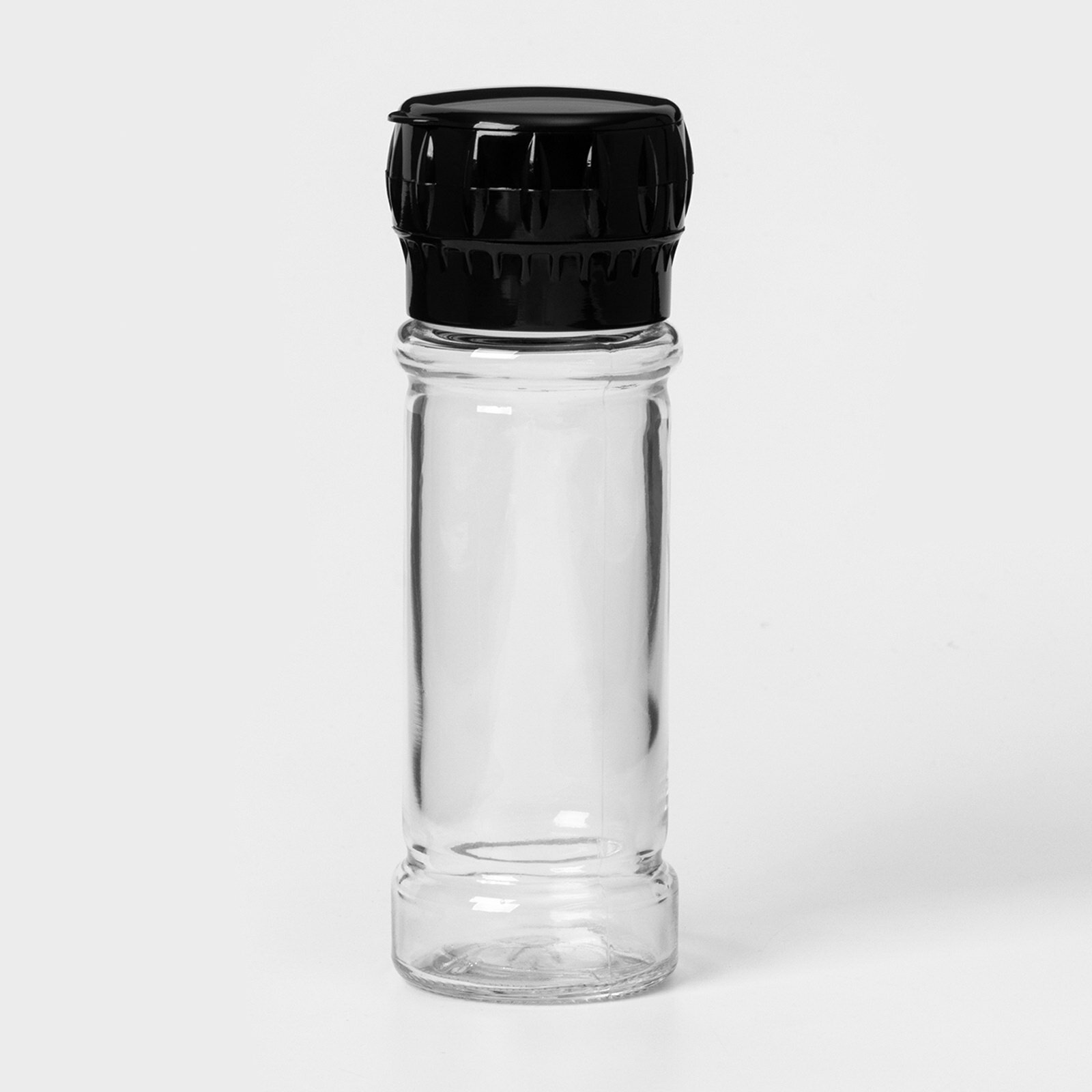 Мельница для специй, пластиковый механизм, 115 мл, цвет: прозрачный