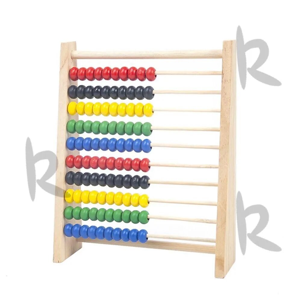 Деревянные счеты для обучения счету, развивающая игрушка для детей от 1 до 5 лет