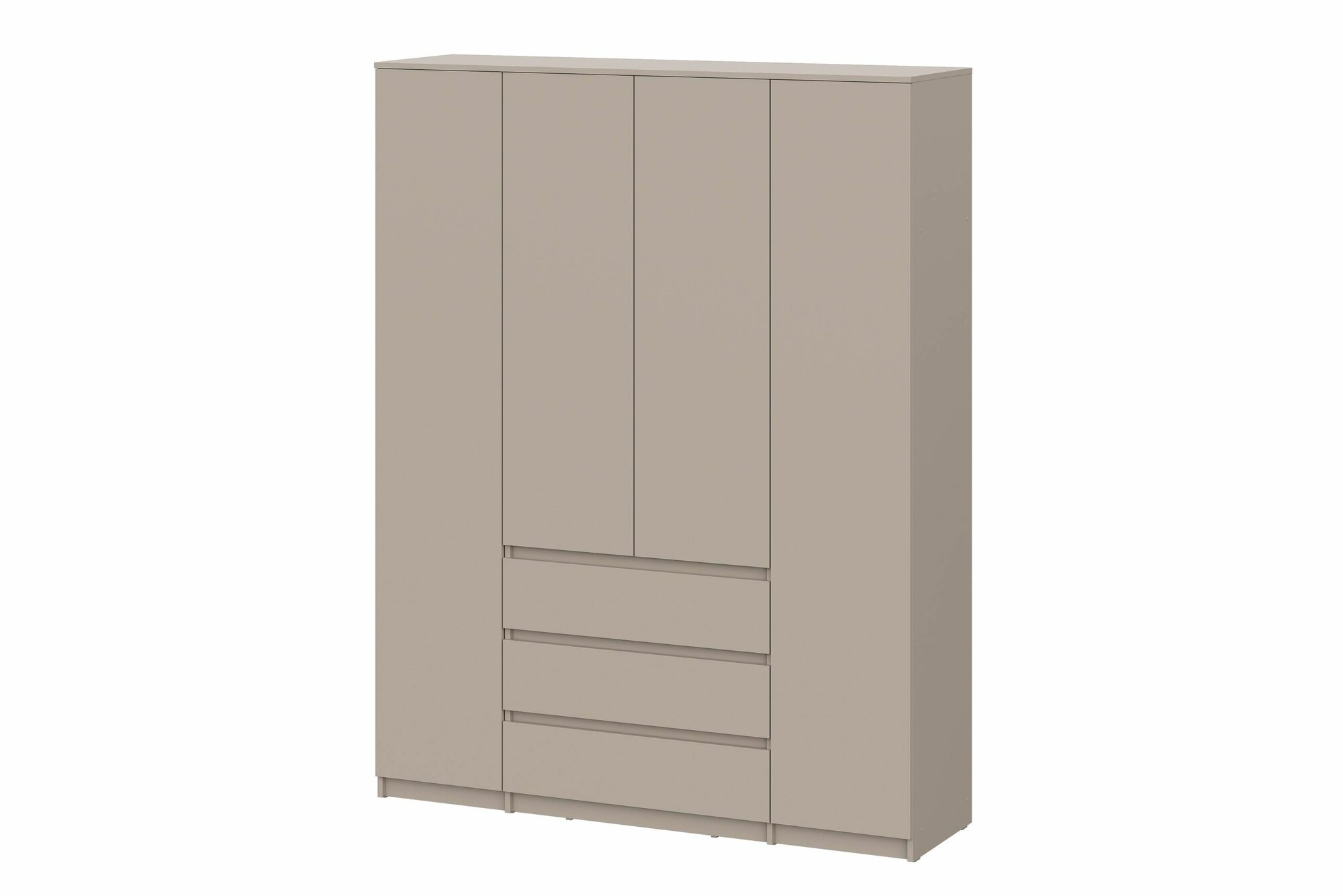 Шкаф распашной четырех створчатый Денвер, 160*46*205, цвет Меланж