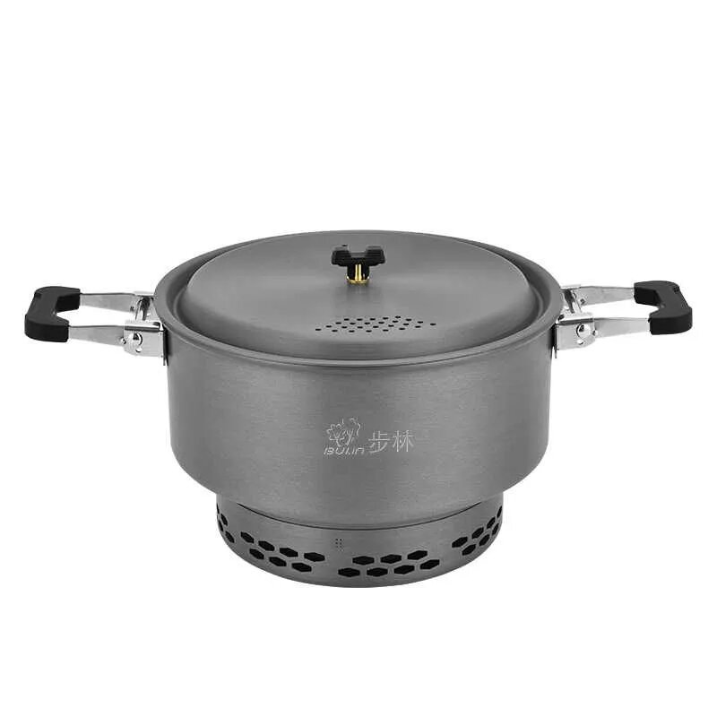 Уличные кемпинговые кастрюли и сковородки BULIN S2800 для улавливания тепла и экономии энергии