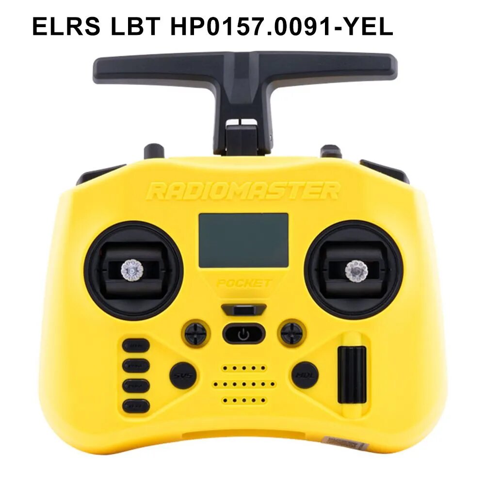ELRS LBT HP0157.0091-YEL Radiomaster Pocket пульт радиоуправления желтый лимонный оттенок