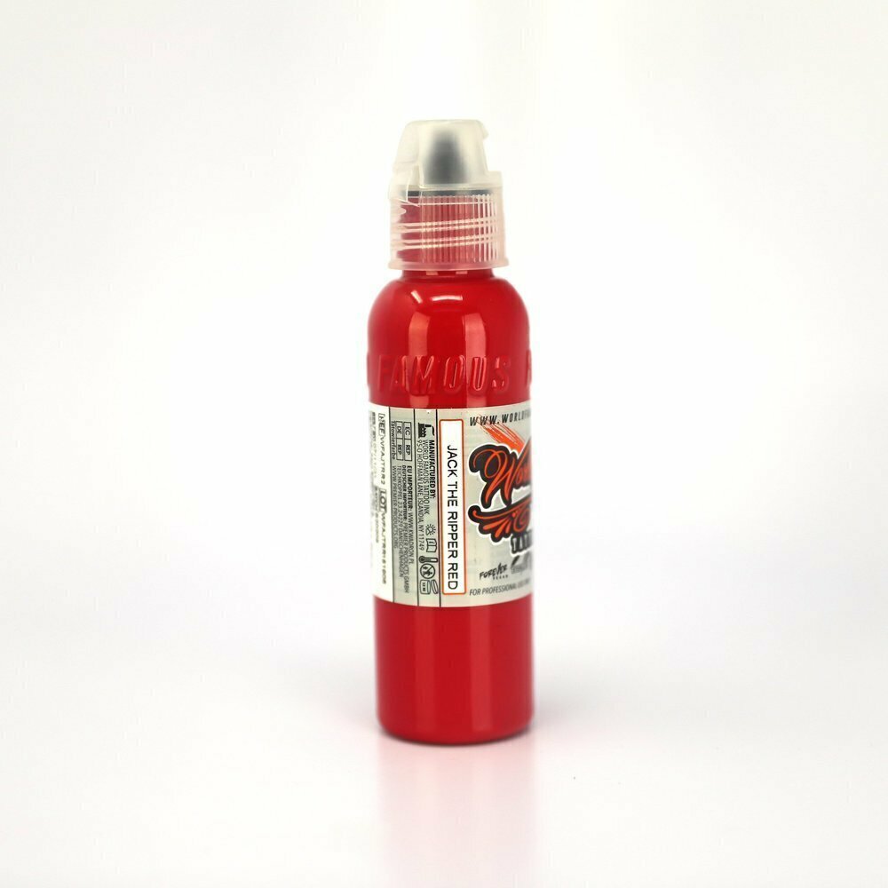World Famous Ink тату краска Jason Ackerman - Jack The Ripper Red - 30 мл