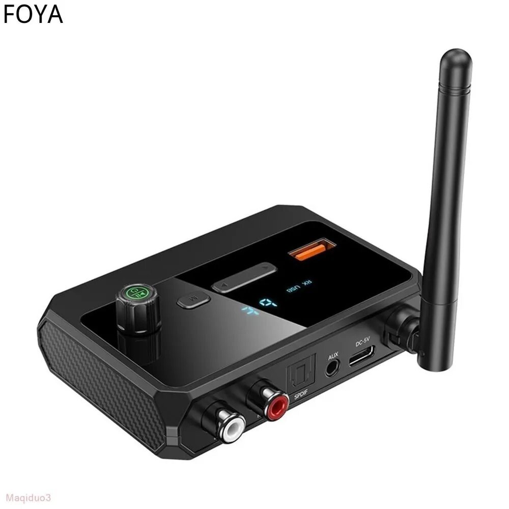 MP3-плеер Bluetooth, Wi-Fi, черный, AUX, наушники mini jack 3.5 мм, DC-5V