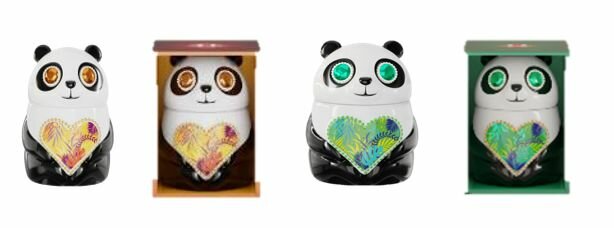 Чай HILLTOP "Черный лист" черный цейлонский крупнолистовой + чайница Панда микс керамика 50гр