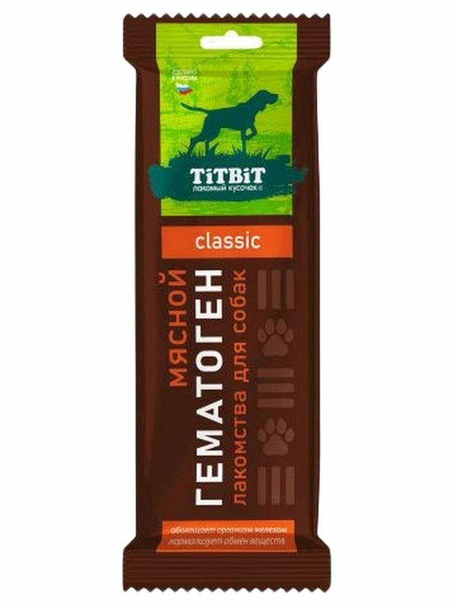 Гематоген мясной classic 35 грамм Титбит