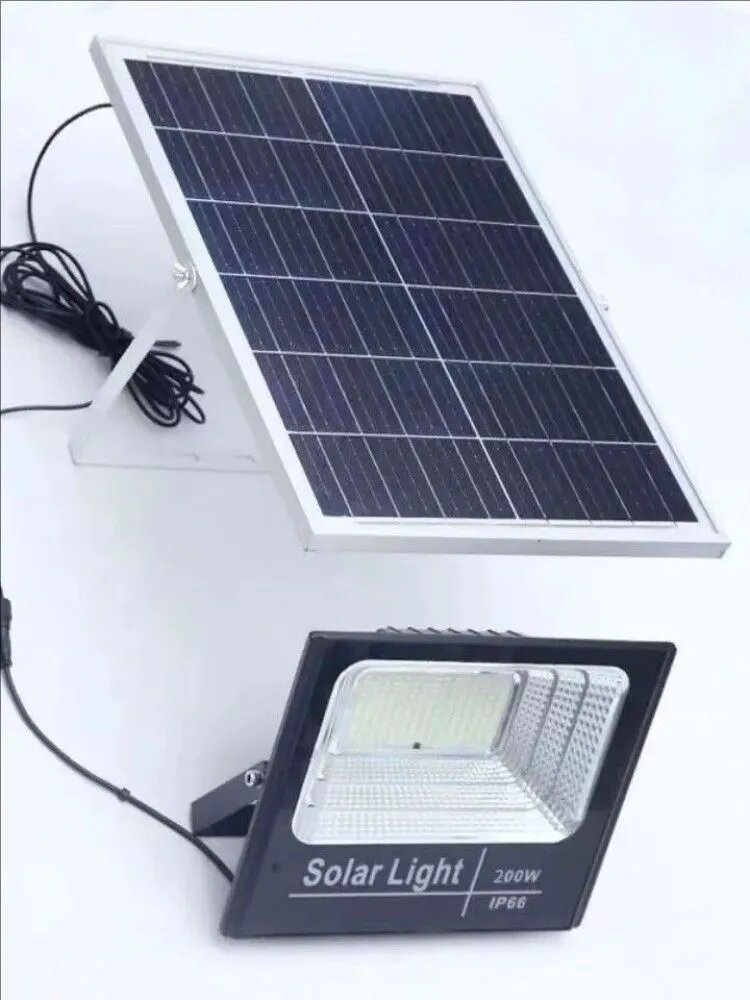 Уличный светильник Solar Light 200W IP66 на солнечной батарее