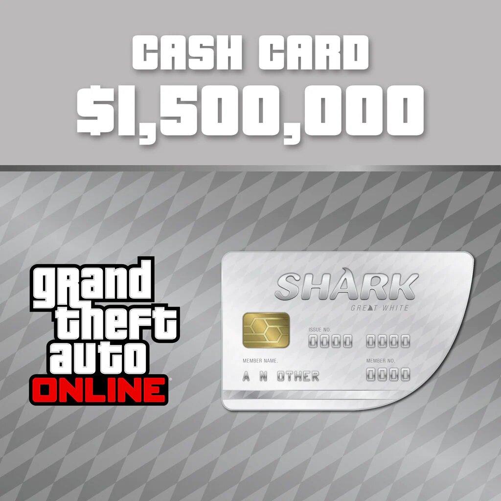 Дополнение GTA Online: Great White Shark Cash Card (PS4), цифровое издание PlayStation 4 и PlayStation 5, регион Турция / код пополнения баланса