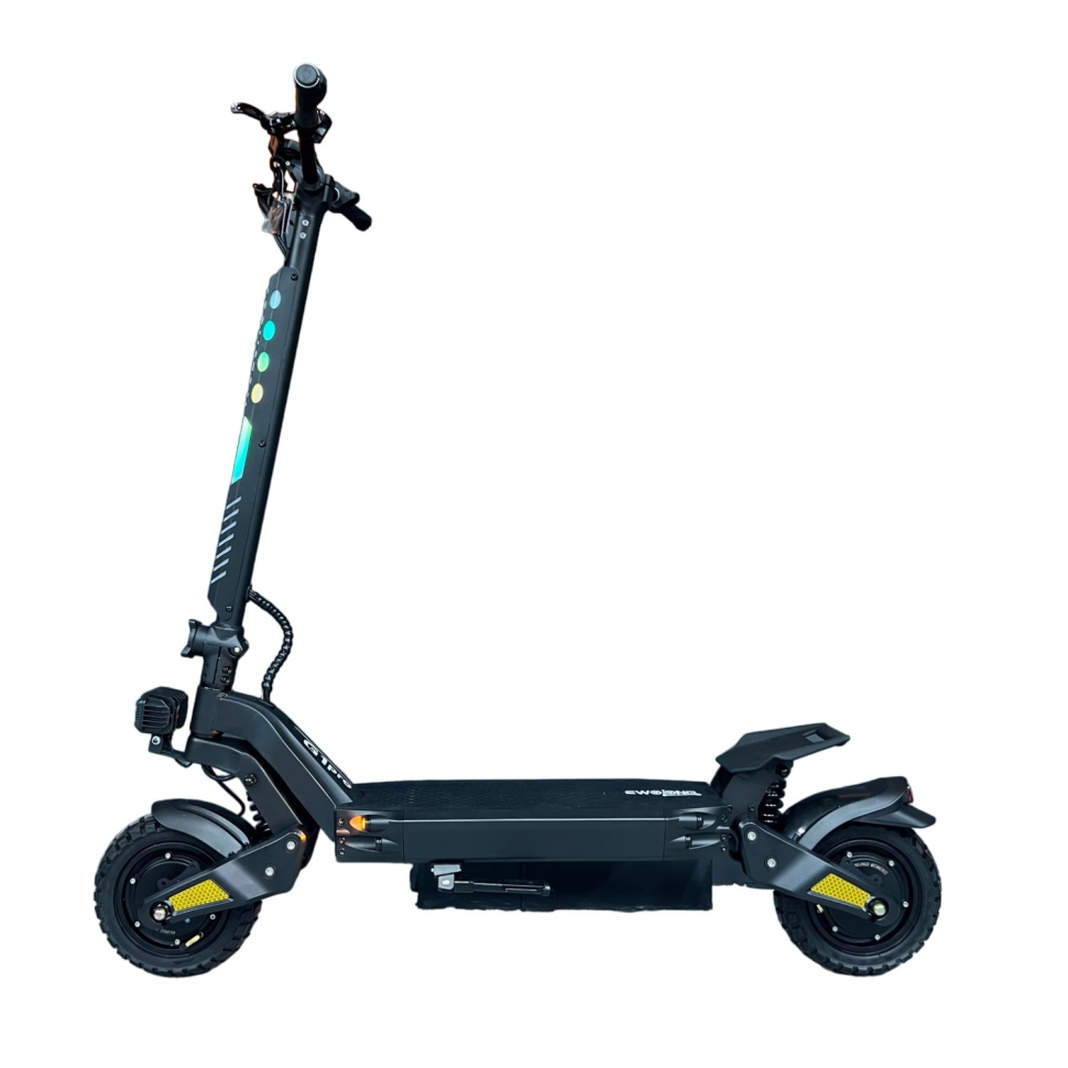 Электросамокат Wolong G1 PRO, Полный привод 2400W, 23Ah, 70 км/час, черный