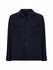 Рубашка Tagliatore Button logo wool shirt, размер 48, blue