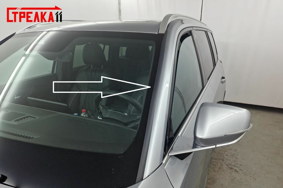 GAC GS8 2025-н. в. (II рестайлинг) - Водосток (дефлектор) лобового стекла