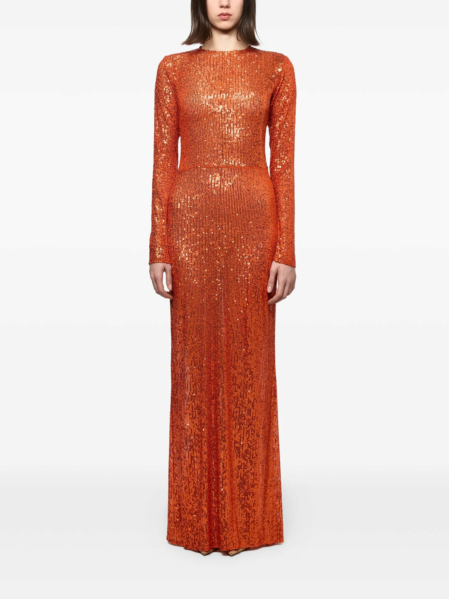 Платье Sequin-embellished maxi dress