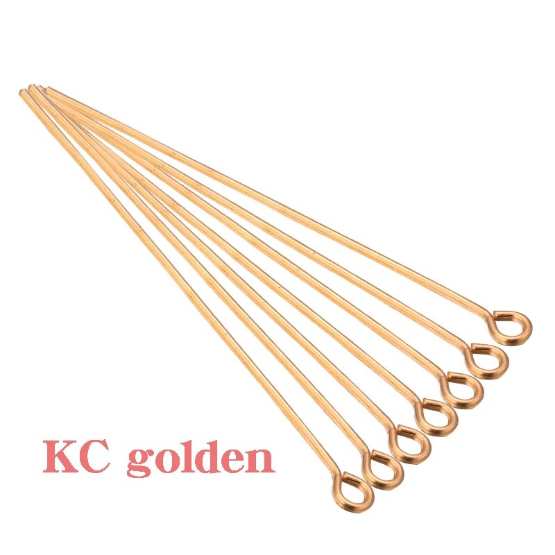 Гвоздики для бижутерии KC gold, 6 шт