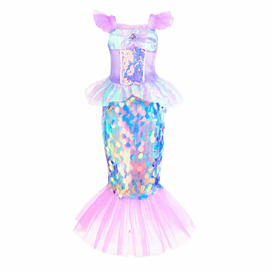 Платье русалки для девочки SistersLiu 9-10T (Tag 150), Dress1