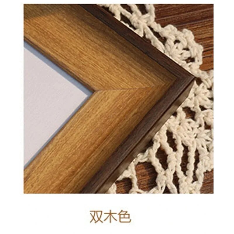 Деревянная фоторамка MOONBIFFY 12.7x12.7см, цвет Double Wood
