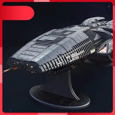 Модель боевого корабля Battlestar Galactica 1/4000, длина 36,6 см