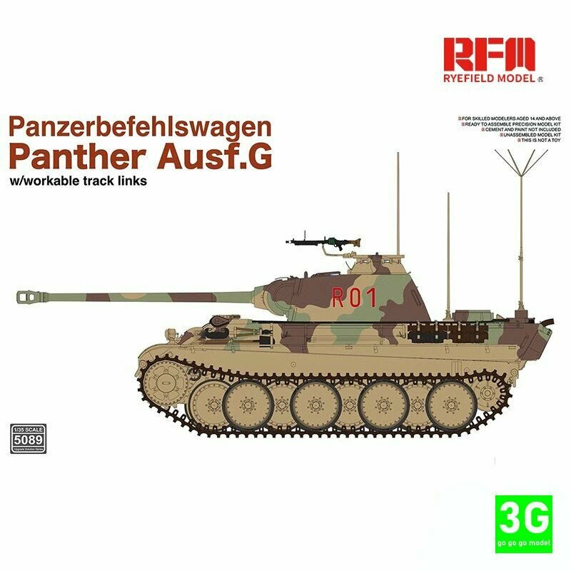 RYEFIELD RM 5089 1/35 сборная модель Командный танк "Леопард"