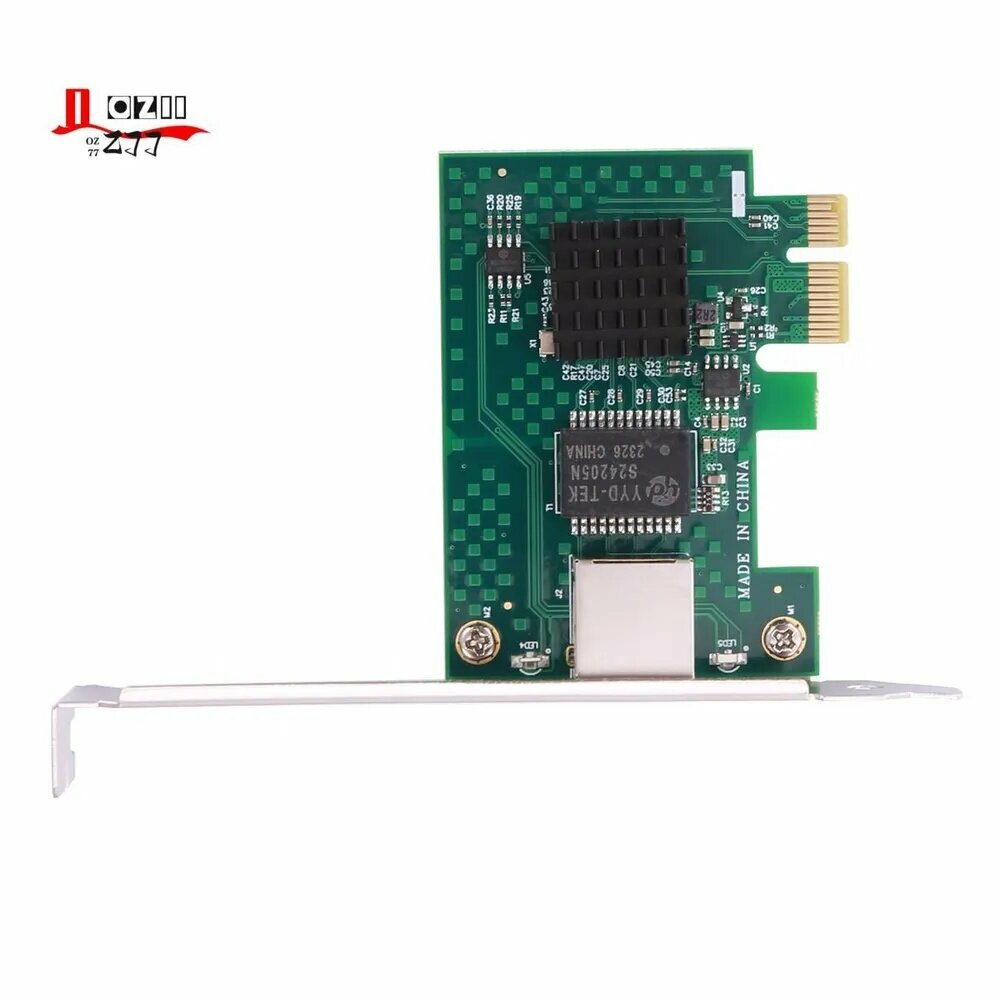 (F V G Z) Сетевая карта I225-V, сетевая Pci-E I225 2.5G Ethernet Server совместим с настольных компьютеров
