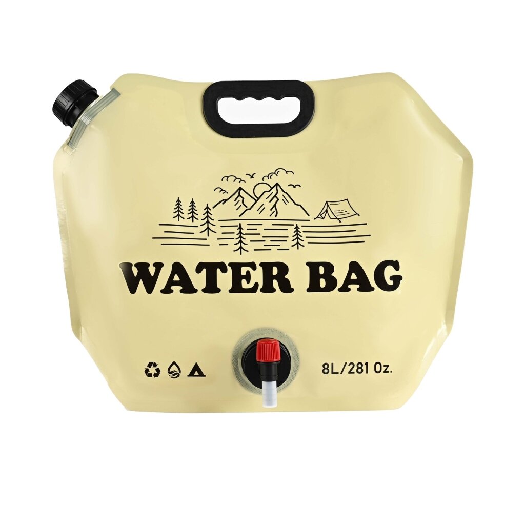 Открытый 8-Литровый Контейнер Для Воды с Краном Легкие Походные Сумки Для Воды