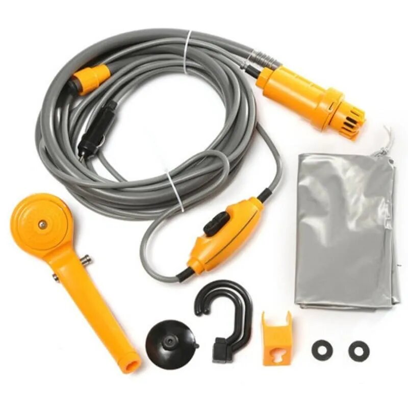 Походный душ/Автомобильный от прикуривателя 12 v для туризма, кемпинга, дачи и сада