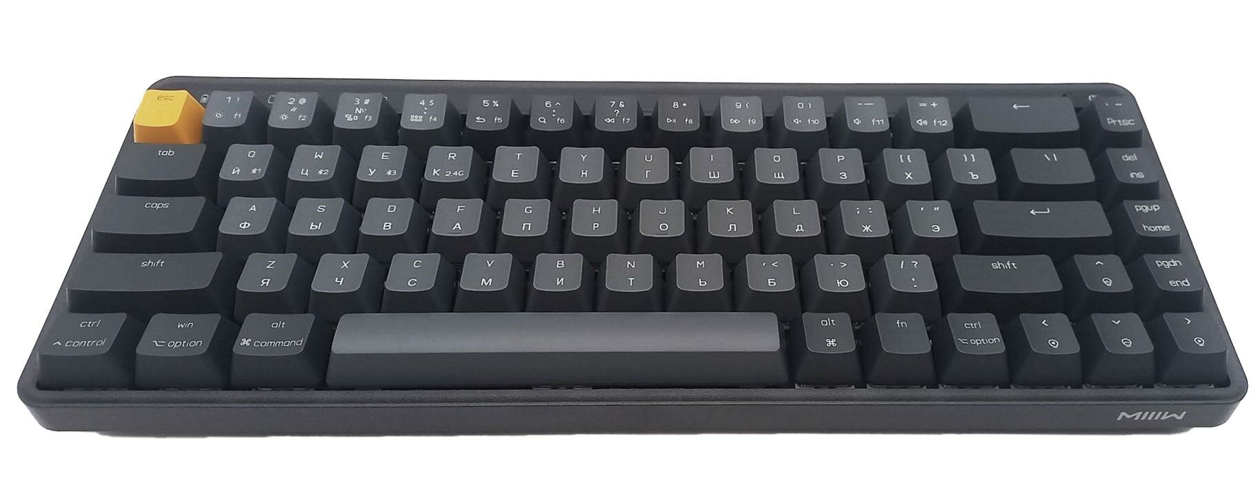 Механическая клавиатура MIIIW Z680CC MWMKB01 EU Green Axis (Black), русская гравировка