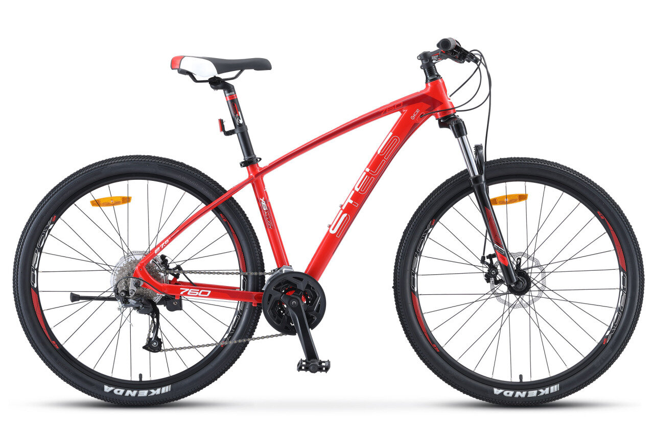 Горный велосипед Stels Navigator 760 MD V010 (2026) 16" Красный (150-165 см)