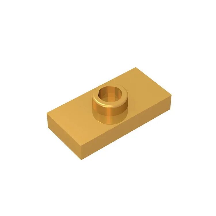 Пластина LEGO 1x2, Цвет: 035