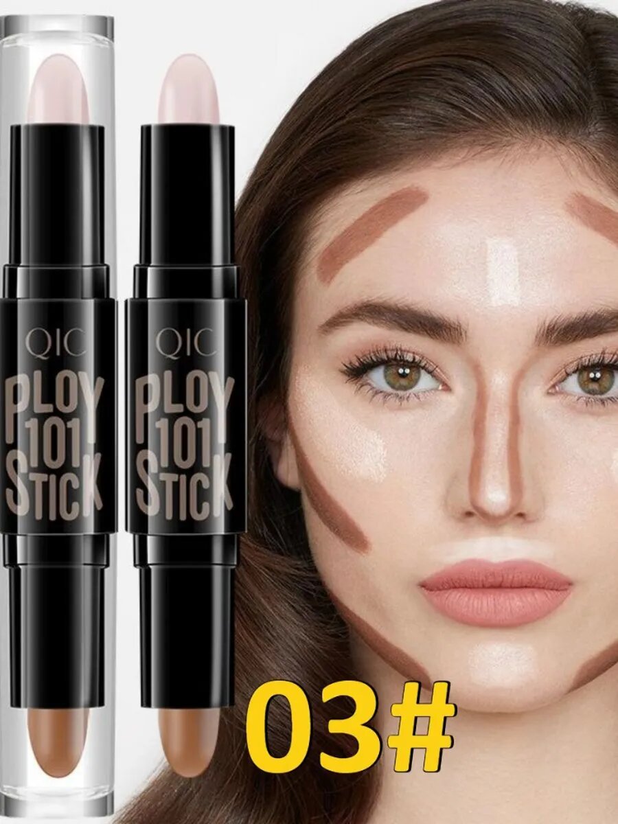 Двусторонний Карандаш-консилер QIC И Контурный Стик