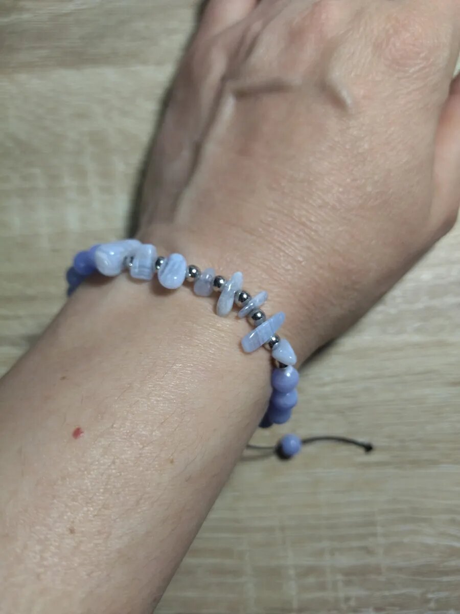 Браслет, халцедон