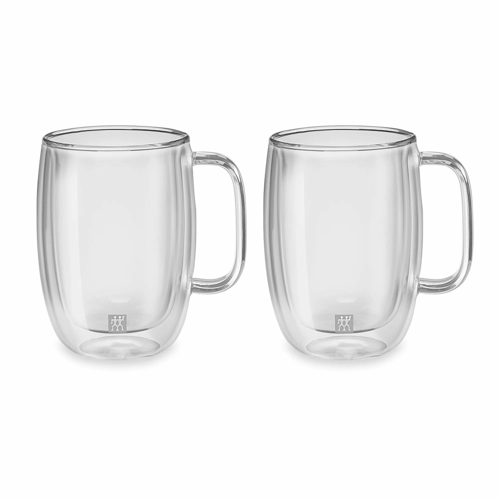 Набор кружек ZWILLING, для латте, двойные стенки, прозрачные, 450мл, 2шт