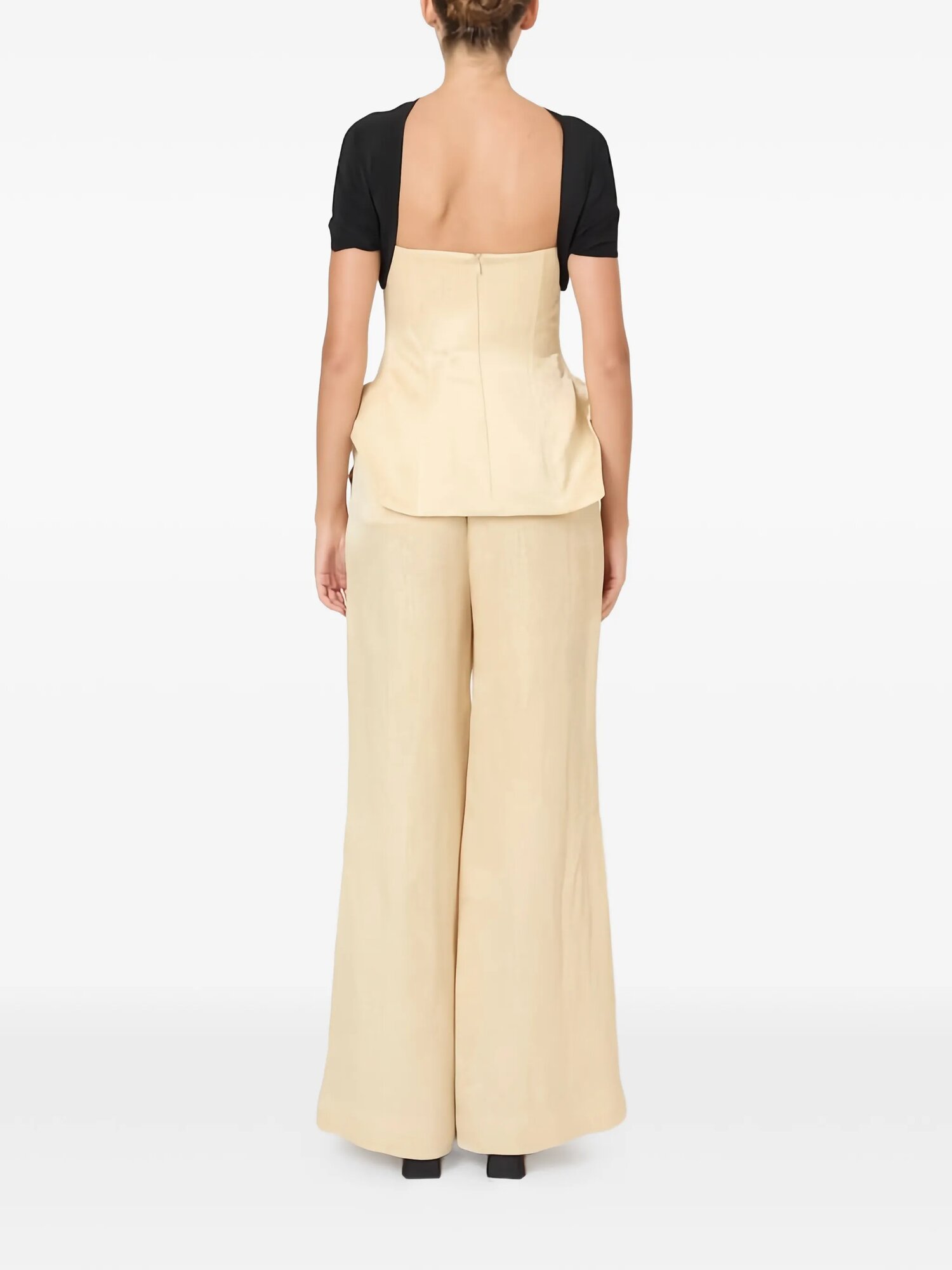 Брюки палаццо Rosie Assoulin Concealed-closure palazzo pants, размер 6, разноцветный — фото 1