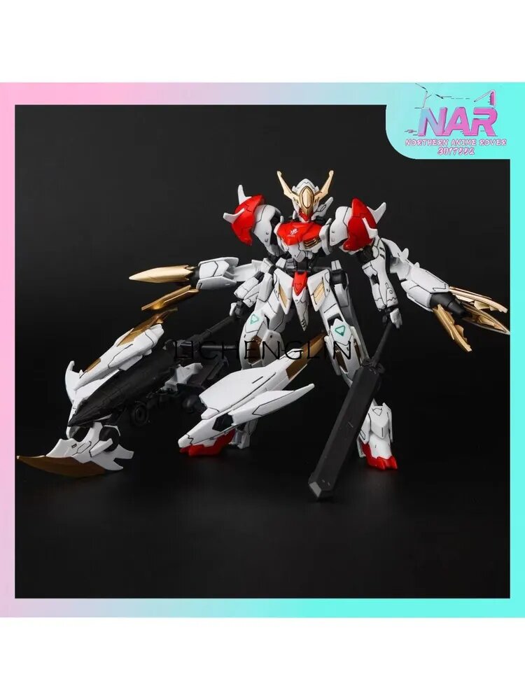 Сборная модель HG 1/144 Barbatos Lupus (Amazing Form) Золотой шампанский Высококачественная сборка