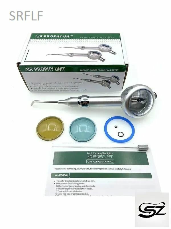 Стоматологический пескоструйный пистолет, Аппарат для чистки зубов Air Flow, Эйр Флоу, Четыре отверстия