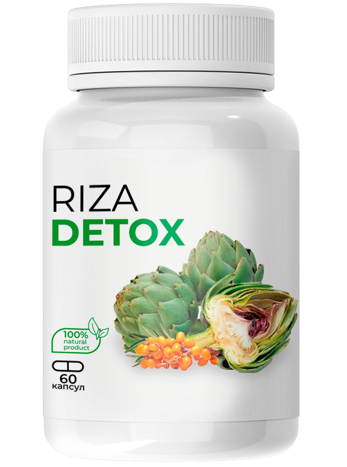 Пищевая добавка на растительной основе Riza Detox, для поддержки обмена веществ
