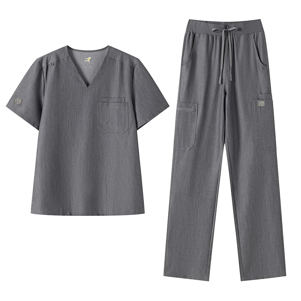 Серые скрабы KUNGFU SCRUBS XL, Graphit