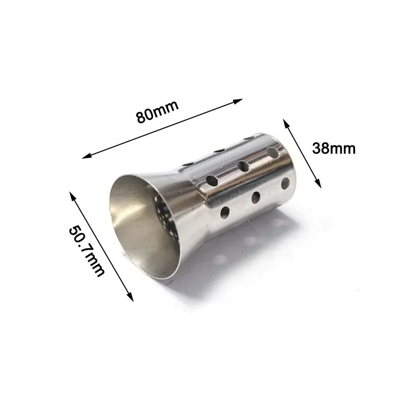 Универсальный 51 мм мотоциклетный глушитель, съемный глушитель DB Killer, звуковой редуктор 1 Pcs