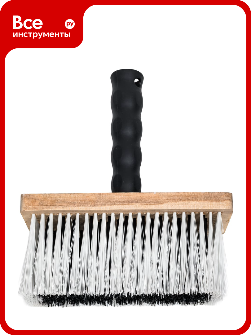 Кисть макловица интек 80*180мм искусственная щетина деревянное основание